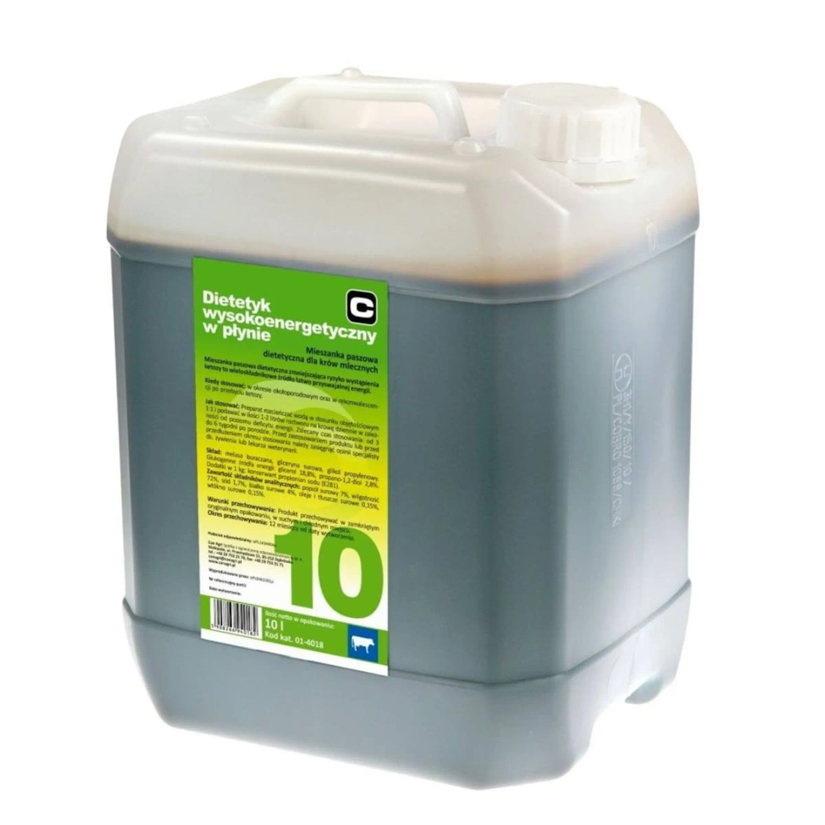 Dietetyk wysokoenergetyczny w płynie, 10 l, Can Agri 3938 - AgroArko