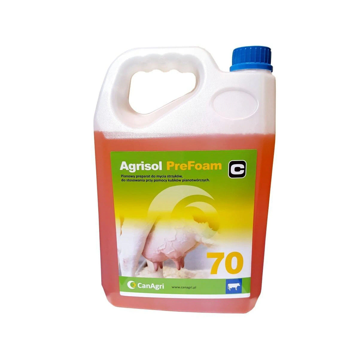 Agrisol PreFoam pianowy płyn do mycia wymion "70" CAN AGRI 5 kg 2973 ...